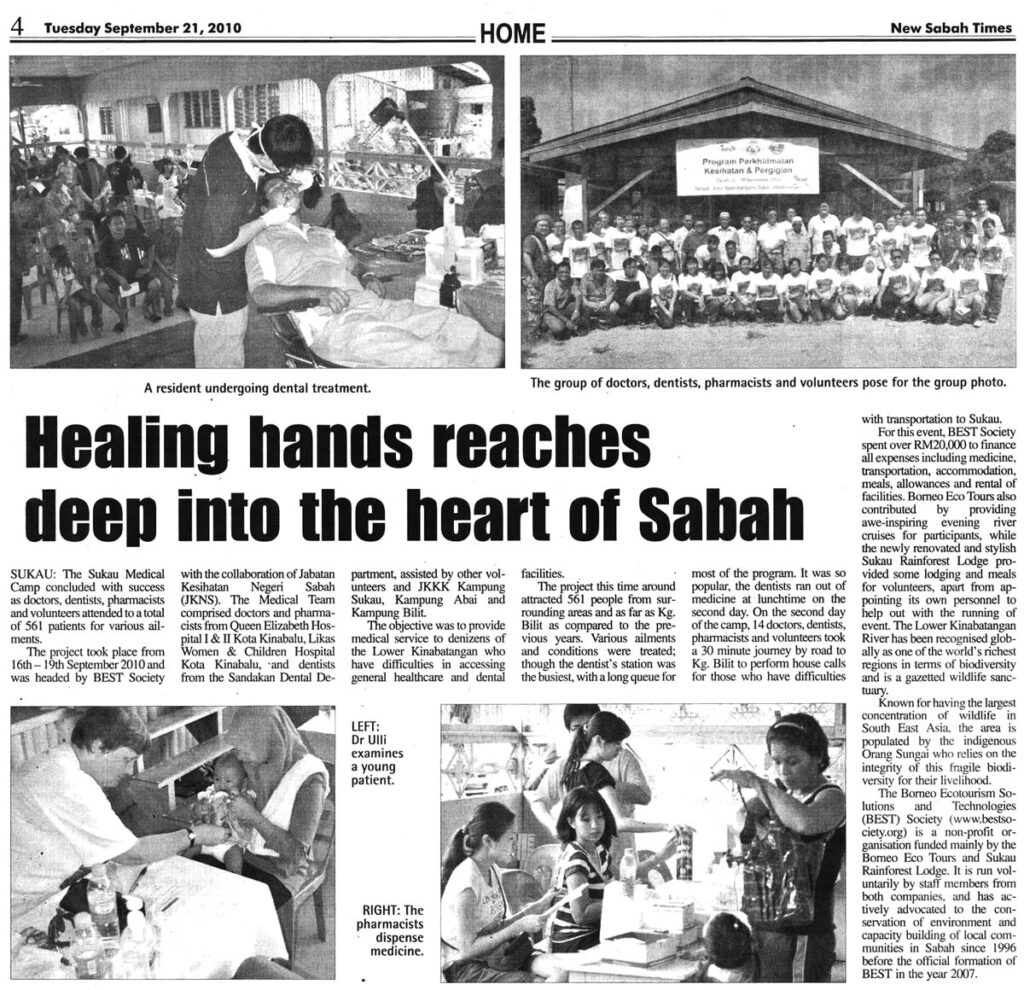 Healing Hands Reaches Deep into the Heart of Sabah | Borneo Eco Tours